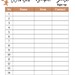 Winter Bake Sale Sign up Sheet Bake Sale Sheet Printable Bake Sale Sign ...