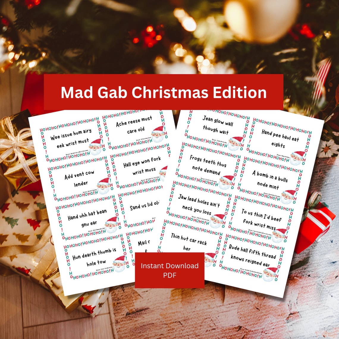 Mad Gab Christmas Edition | Christmas Games | Family Christmas Games ...