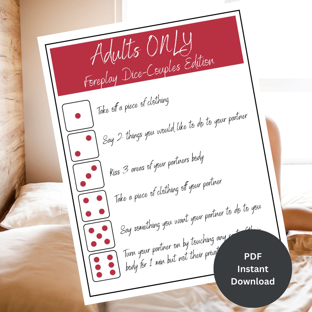 Foreplay Dice Couples Game | Foreplay Couples Game | Naughty Couples ...