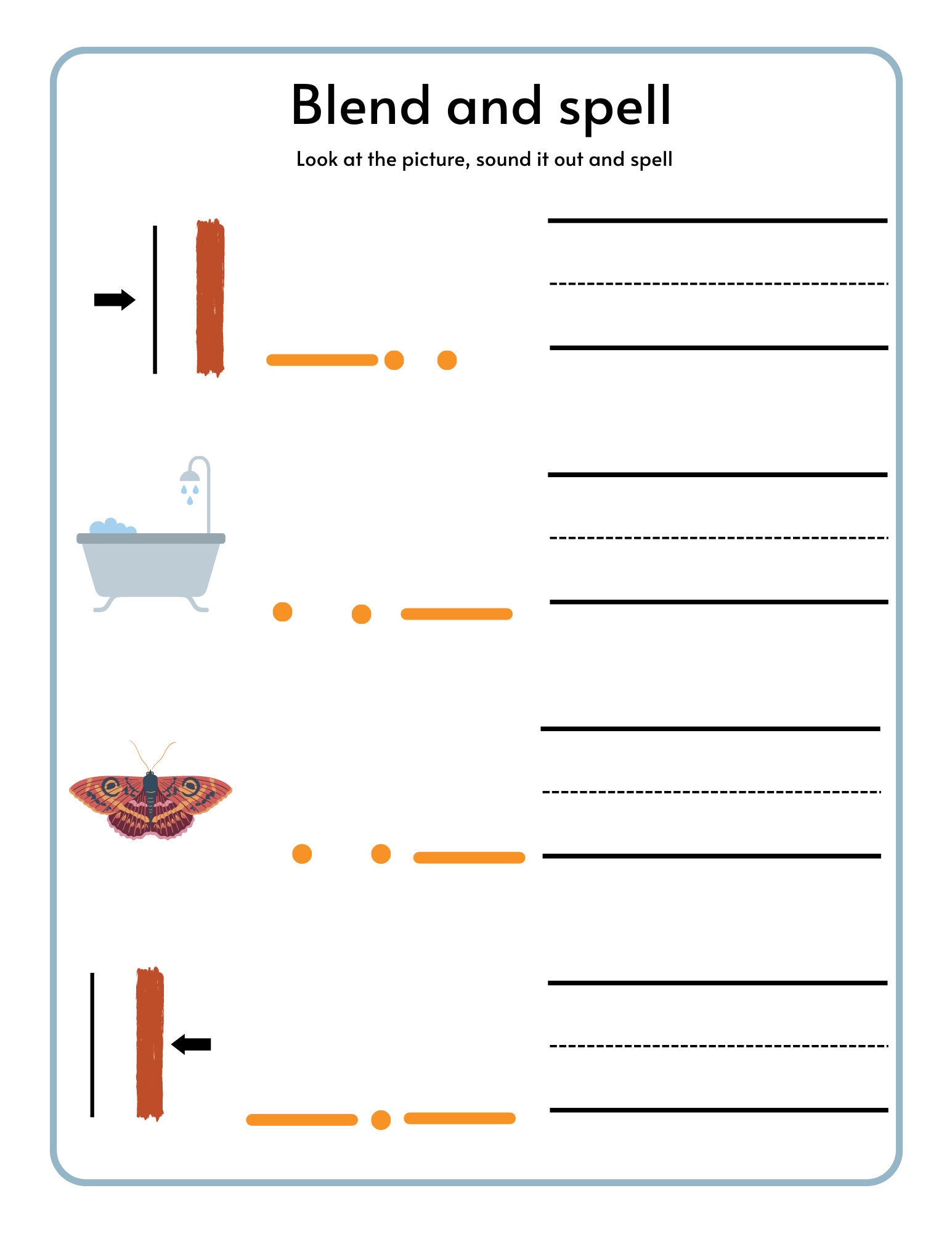 Phonics Worksheets Digraphs | CVC Words | Kindergarten Phonics ...