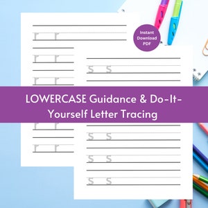 Letter Tracing Worksheet | Kindergarten Worksheet Lowercase | Preschool ...