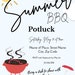 Summer Potluck Invite Template | Editable Potluck Invitation | Potluck ...