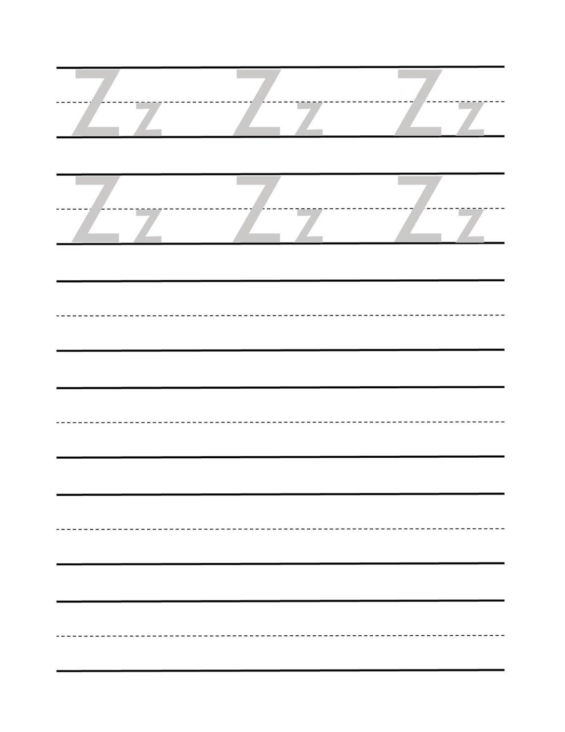 Letter Tracing Worksheet Kindergarten Worksheet Alphabet - Etsy