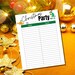 Christmas Party Sign up Sheet Christmas Sign up Party Sign up Sheet ...