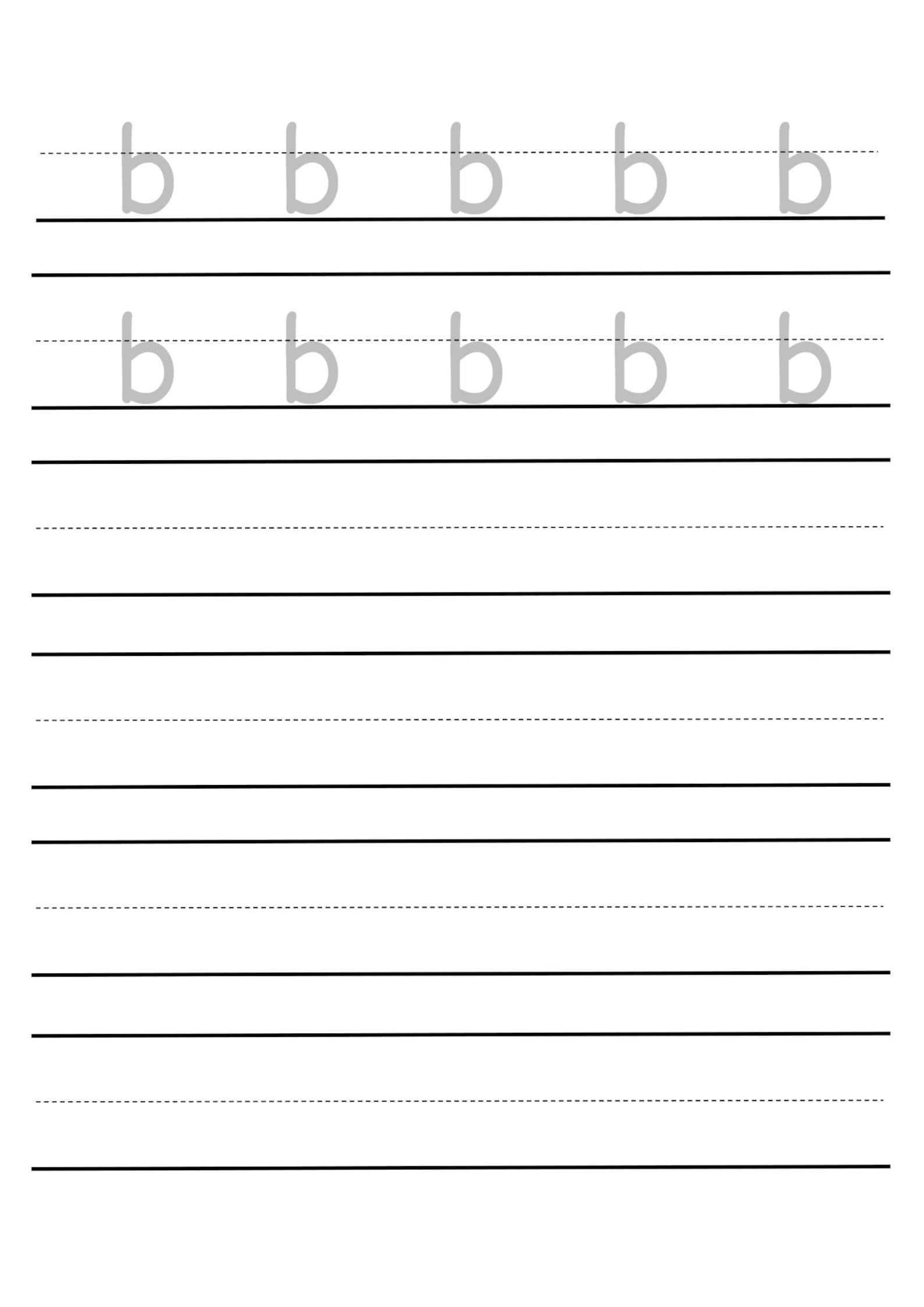 Alphabet Tracing Worksheets Lower Case 26 Printable Sheets - Etsy