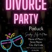 Divorce Party Potluck Invitation Template | Divorce Party Potluck Invite | Divorce Party Potluck ...