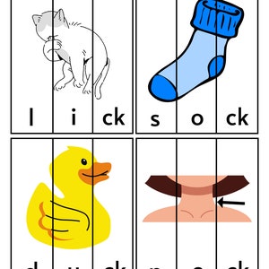 Phonics Puzzles Digraphs | CVC Words | Phonics Games | Phonics ...
