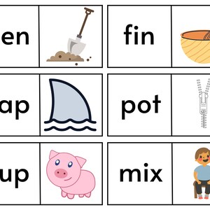 Phonics Matching Cards Game Vowels| CVC Words | Phonics Games |phonics ...