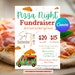 Pizza Night Fundraiser Invitation Template | Pizza Night Fundraiser ...
