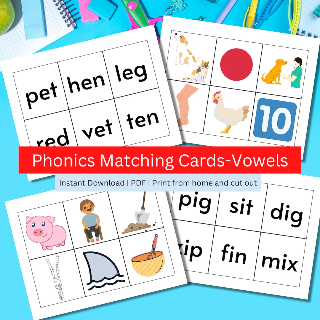 Phonics Flashcards | CVC Words | Phonics Games | Phonics Activities ...