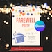 Farewell Potluck Invite Template | Editable Potluck Invitation ...