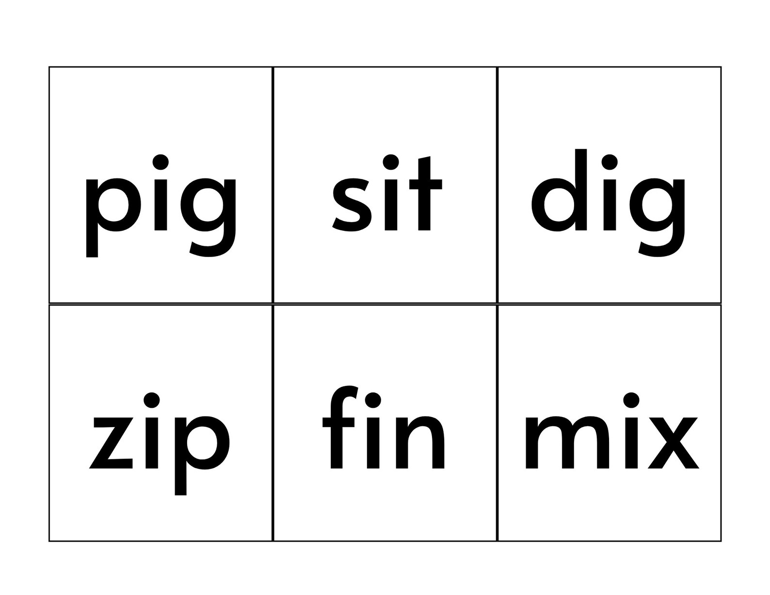 Phonics Flashcards CVC Words Phonics Games Phonics - Etsy UK