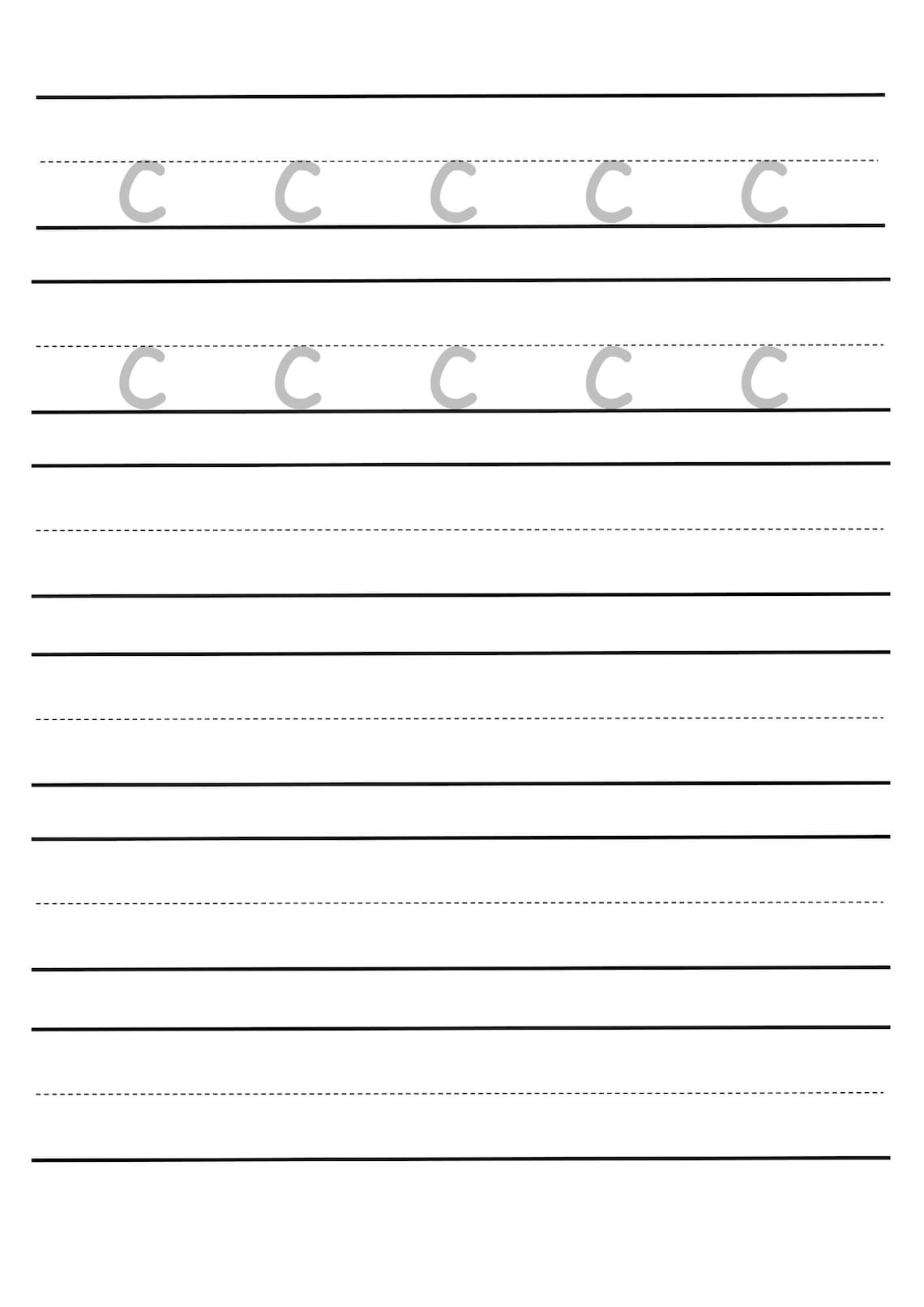 Alphabet Tracing Worksheets Lower Case 26 Printable Sheets - Etsy