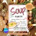 Christmas Soup Party Invite Template Editable Soup Party - Etsy