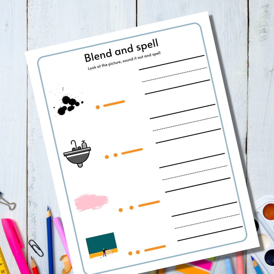 Phonics Worksheets Digraphs CVC Words Phonics Games - Etsy