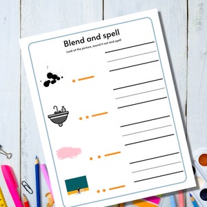 Phonics Worksheets Digraphs | CVC Words | Phonics Games | Phonics ...