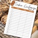Cookie Exchange Sign up Sheet | Cookie Sign up Sheet | Cookie Exchange ...