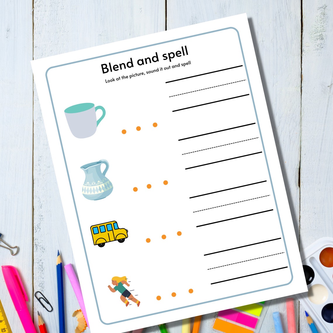 Phonics Worksheets Vowels | CVC Words | Phonics Games | Phonics ...