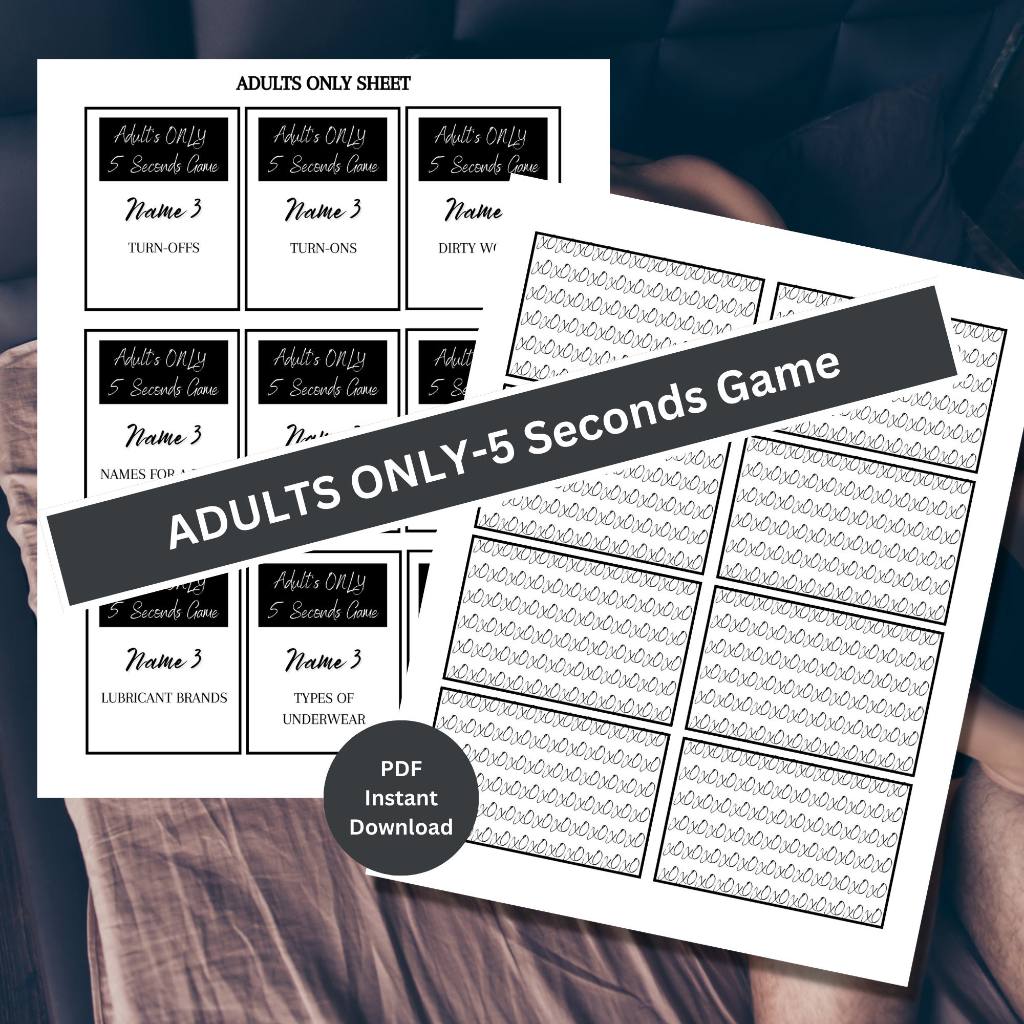 5 Seconds Adult Game | 5 Seconds Dirty Game | Naughty Adult Games ...