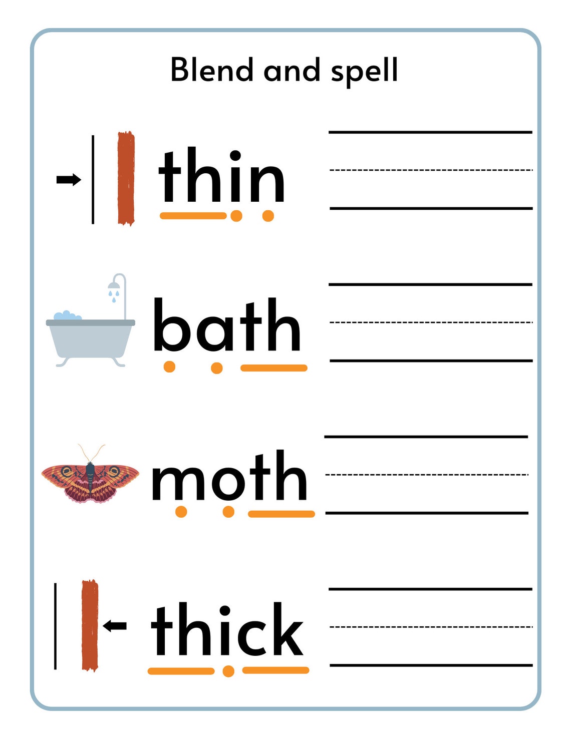 Phonics Worksheets Digraphs CVC Words Kindergarten Phonics Phonics ...