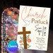 Church Potluck Invitation Template | Church Party Potluck Invite ...