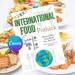 International Food Potluck Invitation Template | International Food ...