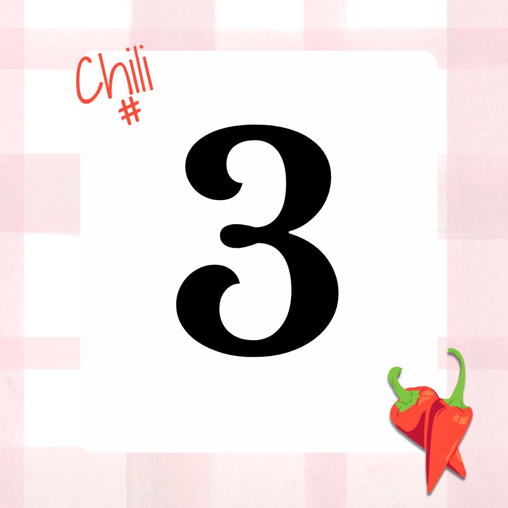 Chili Cook-off Number Cards Printable| Chili Cook-off Party | Chili ...