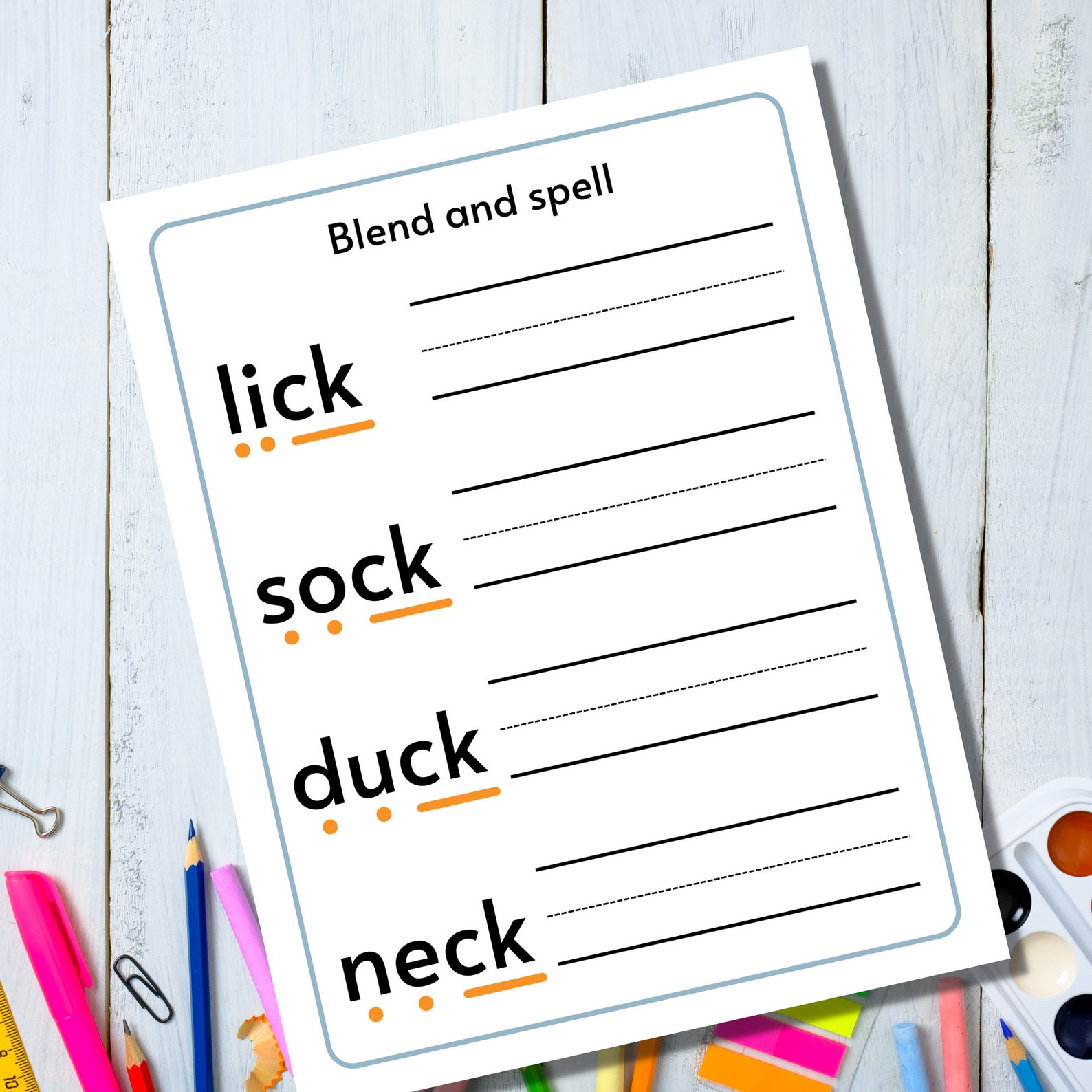 Phonics Worksheets Digraphs | CVC Words | Phonics Games | Phonics ...