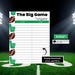 Tailgate Sign up Sheet | the Big Game Tailgate Sign up Sheet | Football ...