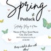 Spring Potluck Invite Template | Editable Potluck Invitation | Potluck ...