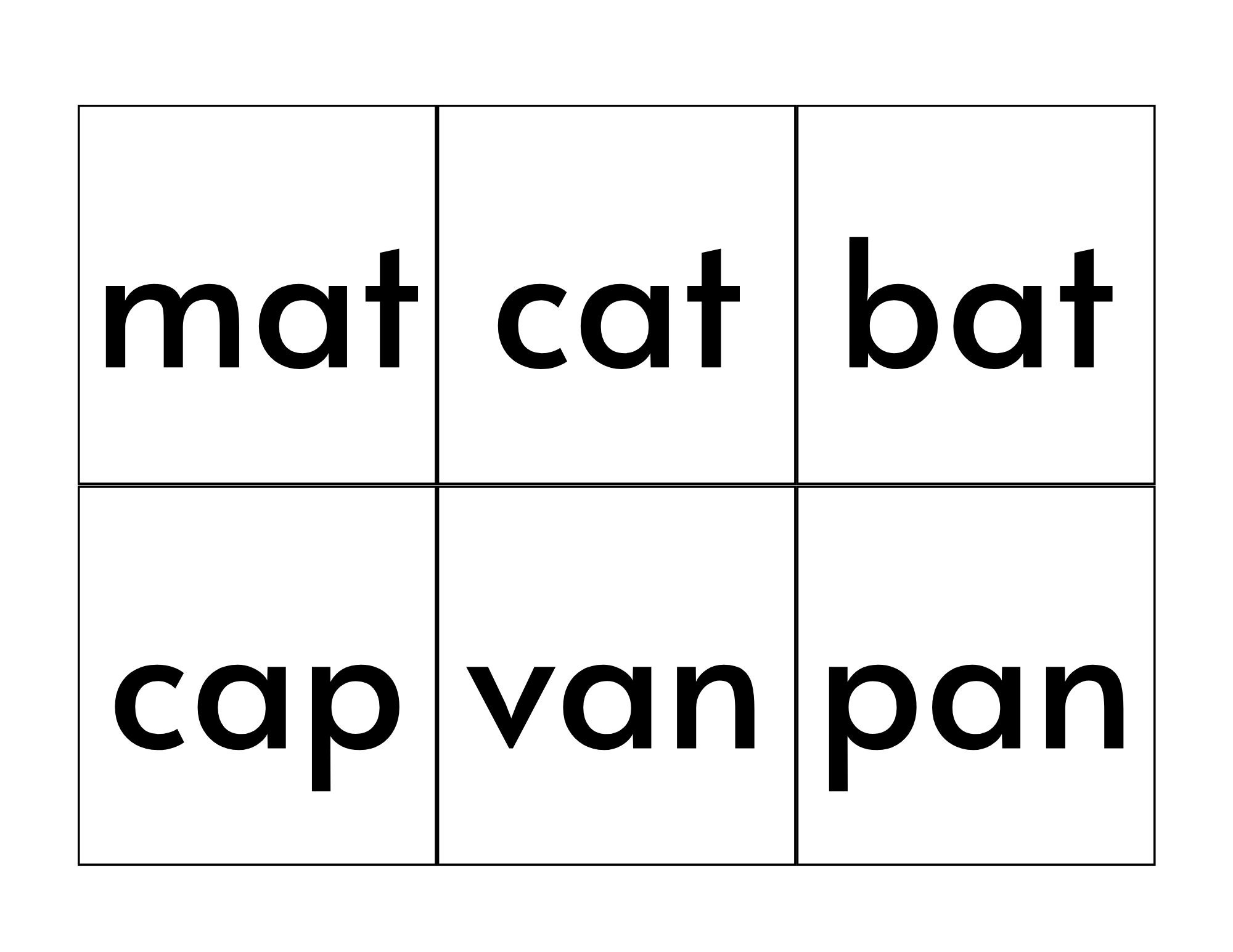 Phonics Flashcards CVC Words Phonics Games Phonics - Etsy