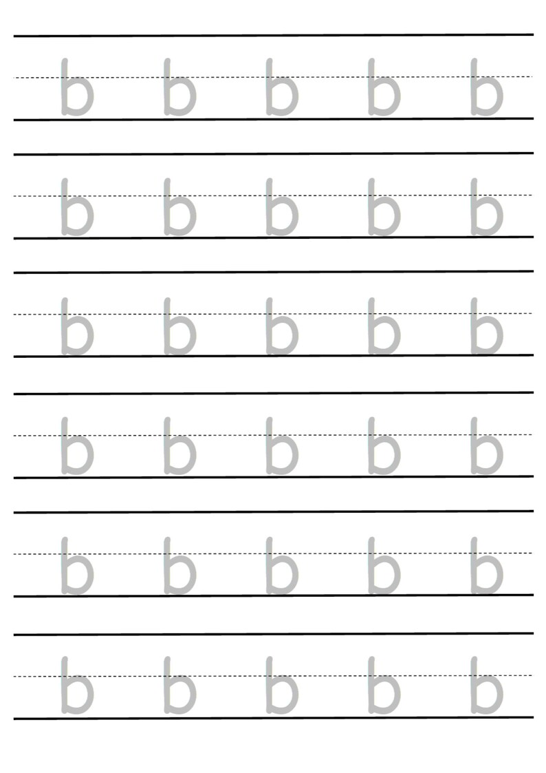 Alphabet Tracing Worksheets Lower Case 26 Printable Sheets Guidance ...