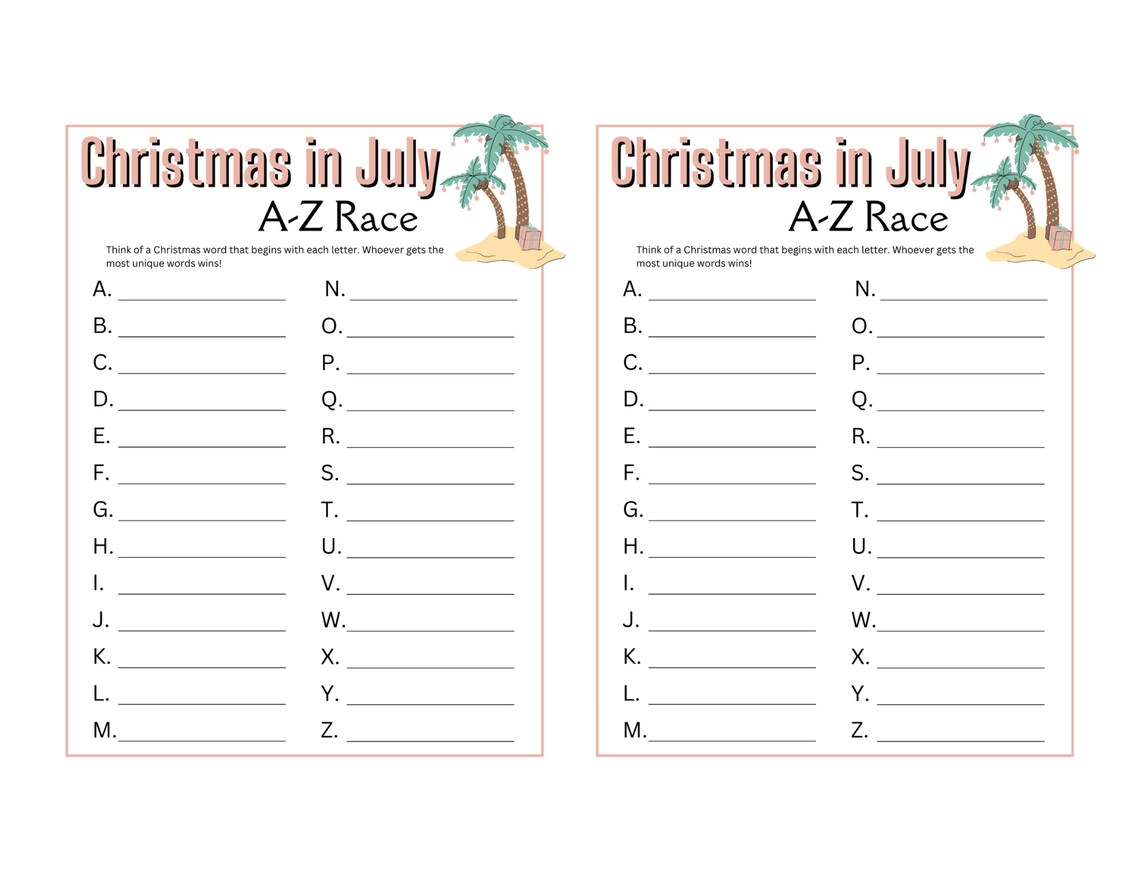 Christmas Trivia | Christmas in July Games | Family Christmas Games ...