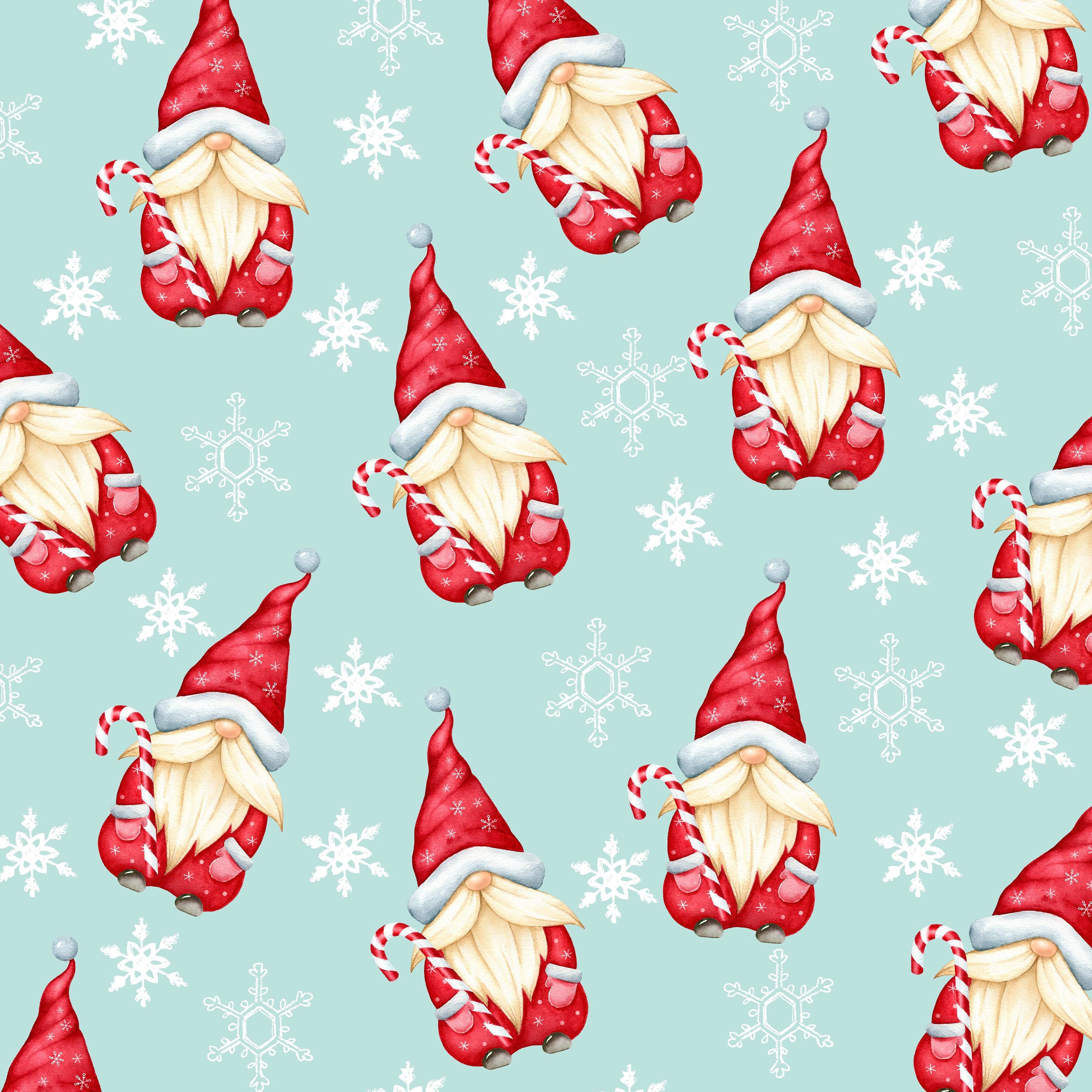 Christmas Digital Paper Gnome Christmas Background Christmas Wallpaper ...