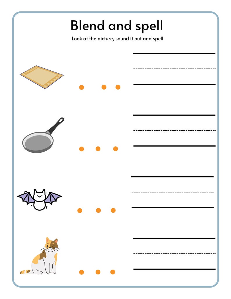 Phonics Worksheets Vowels | CVC Words | Phonics Games | Phonics ...