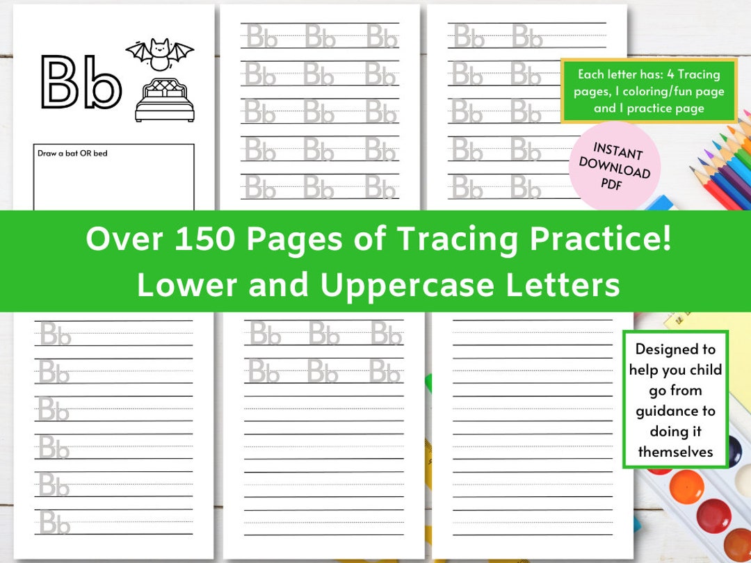 Letter Tracing Worksheet | Kindergarten Worksheet | Preschool ...