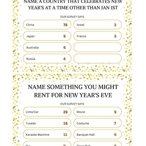 New Year's Family Feud Games | Family Feud New Year's Games | New Year ...