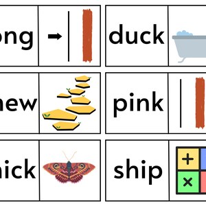 Phonics Matching Cards Game Digraphs| CVC Words| Phonics Games |phonics ...