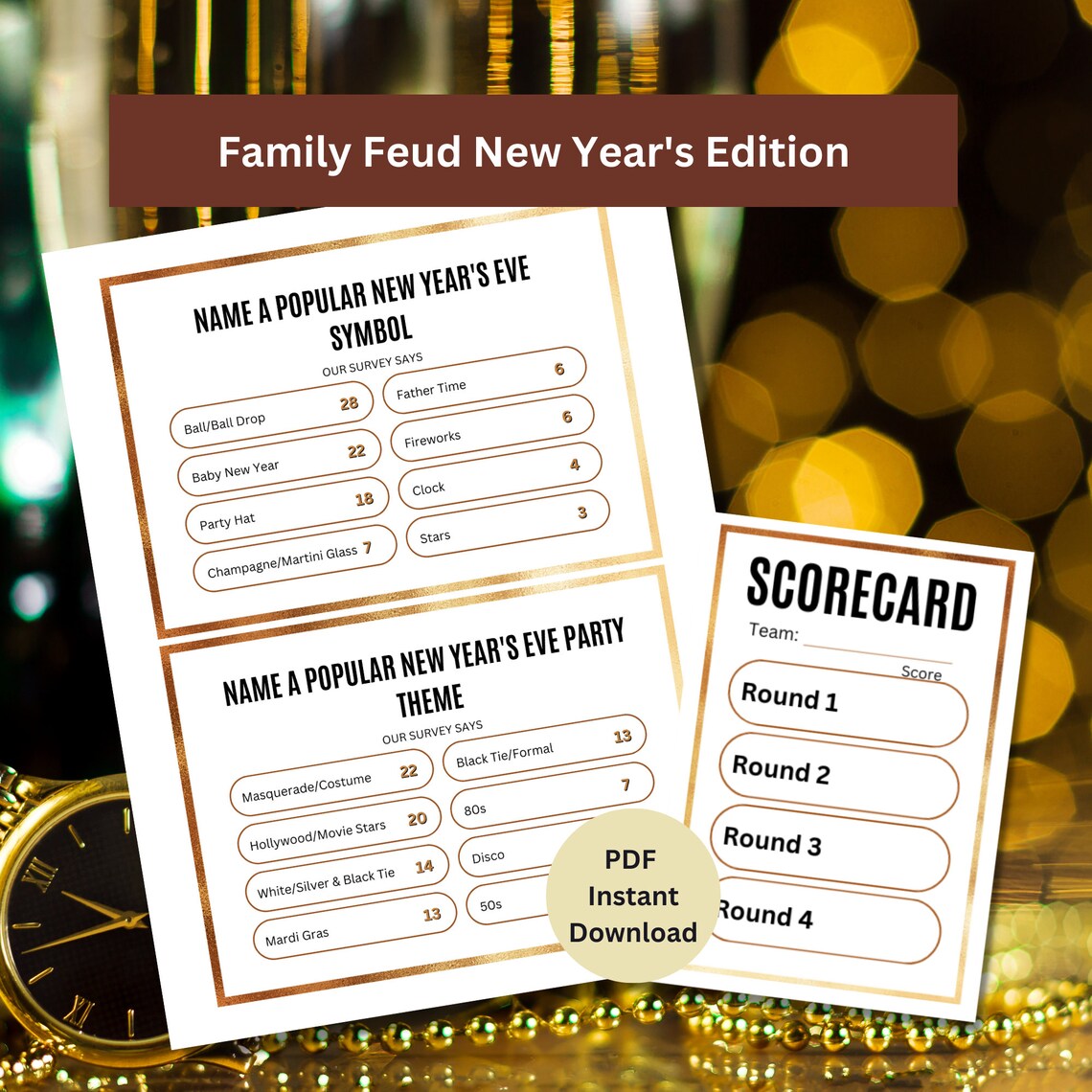 New Year's Family Feud Games | Family Feud New Year's Games | New Year ...