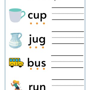 Phonics Worksheets Vowels | CVC Words | Phonics Games | Phonics ...