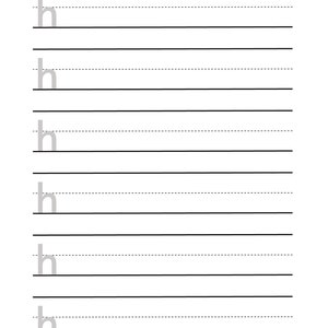 Letter Tracing Worksheet | Kindergarten Worksheet Lowercase | Preschool ...
