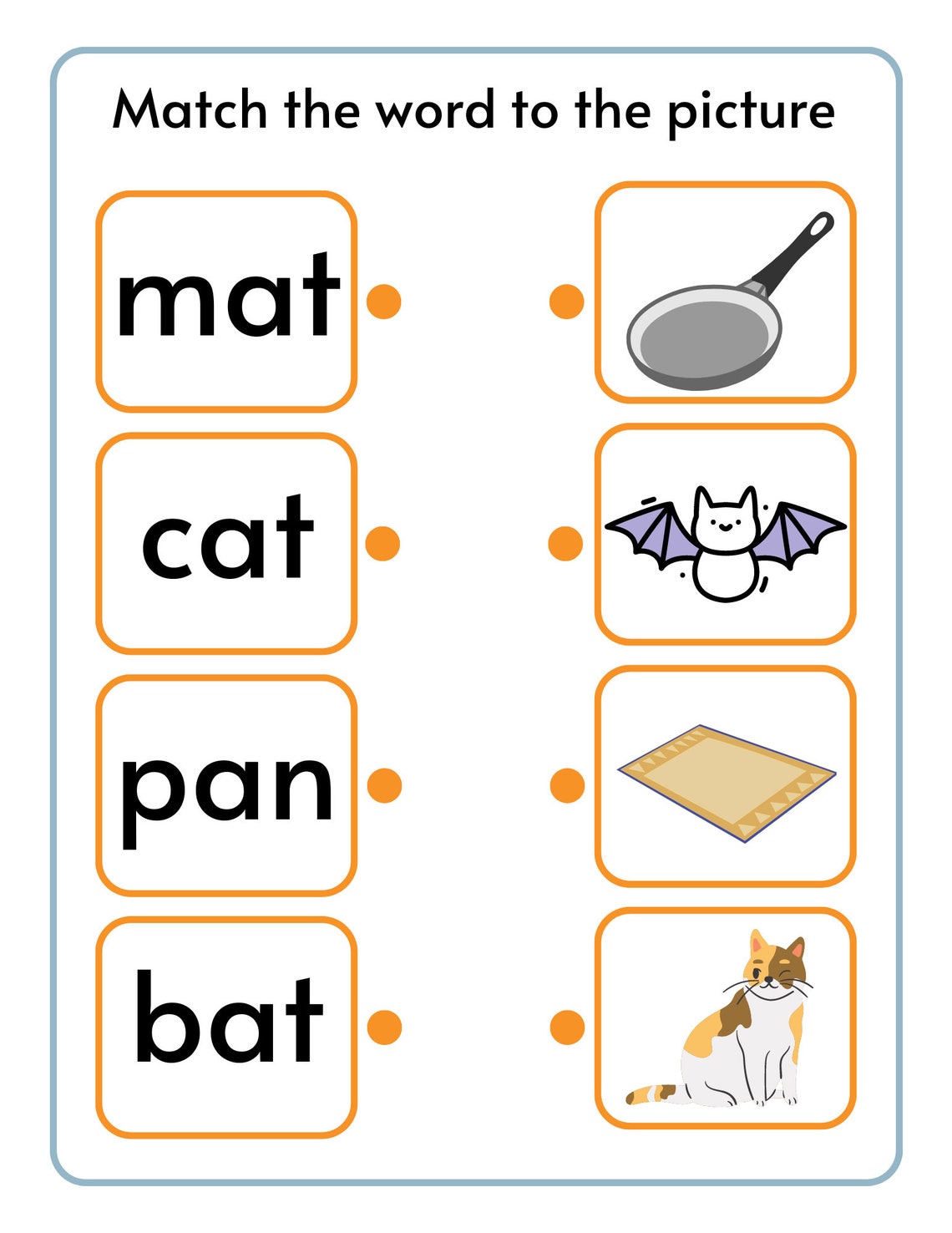 Phonics Worksheets Vowels CVC Words Phonics Games - Etsy