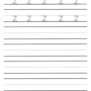 Alphabet Tracing Worksheets Lower Case 26 Printable Sheets - Etsy