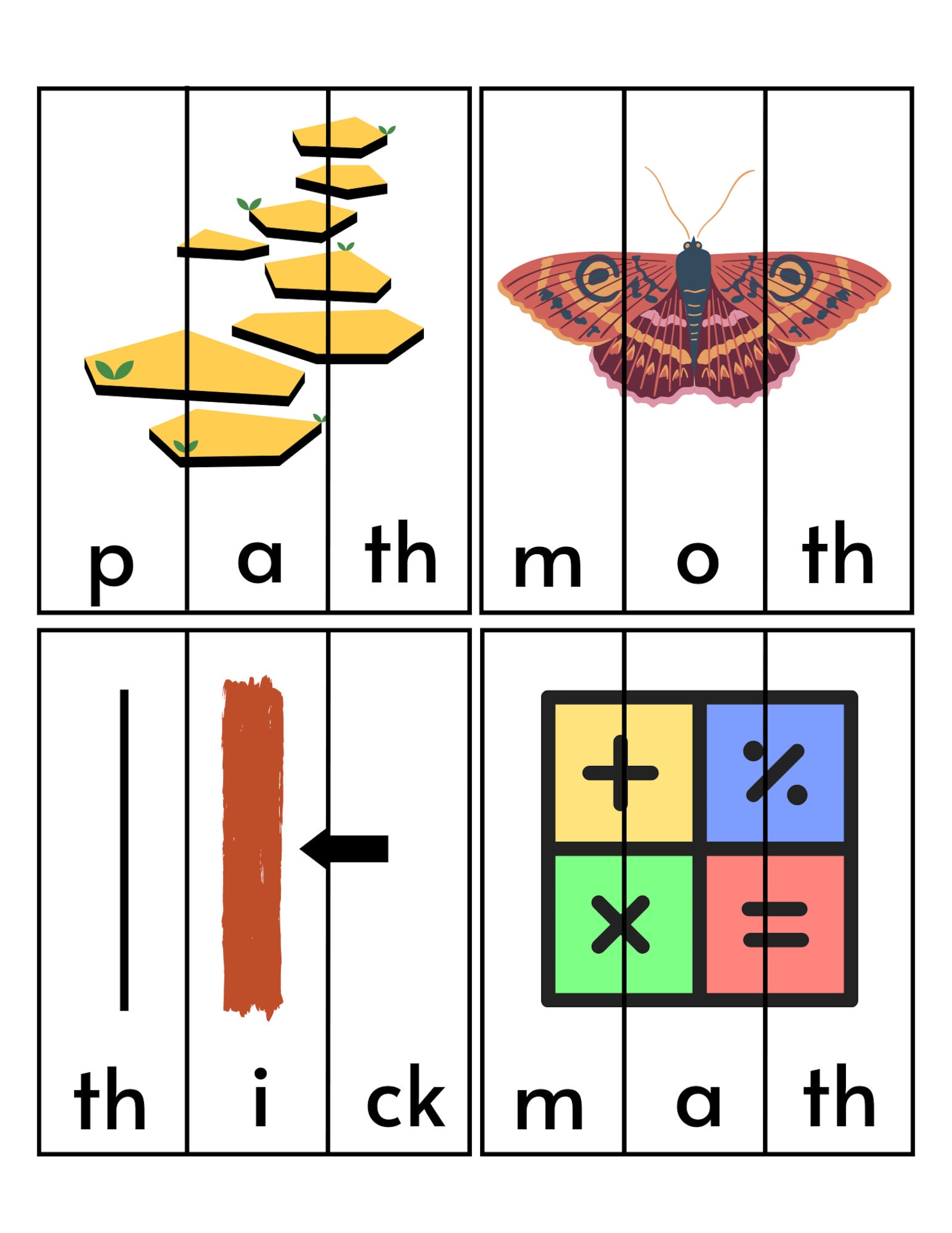 Phonics Puzzles Digraphs | CVC Words | Phonics Games | Phonics ...