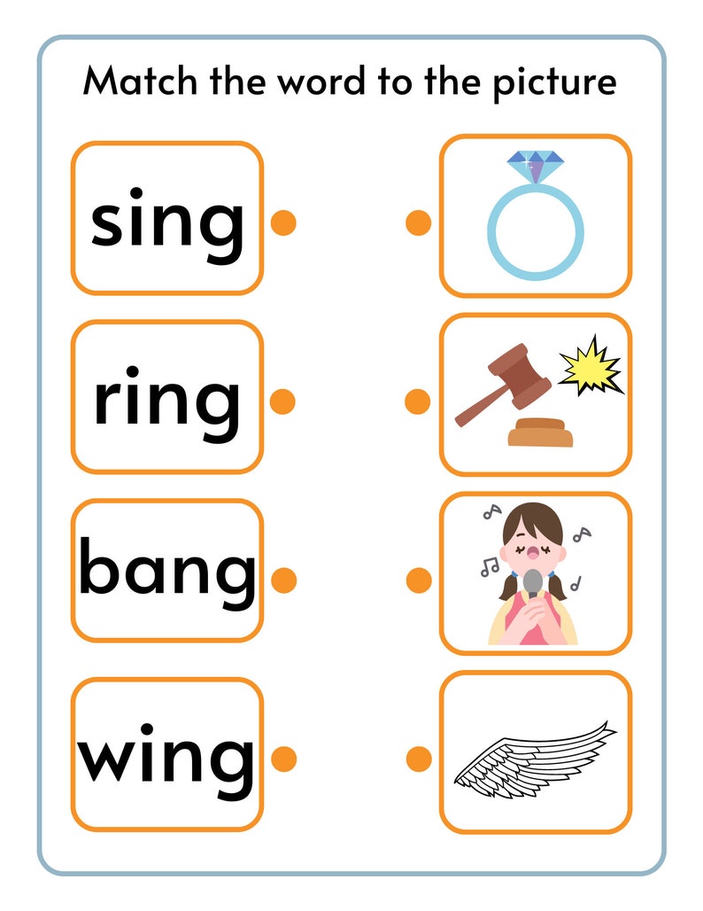 Phonics Worksheets Digraphs CVC Words Phonics Games - Etsy