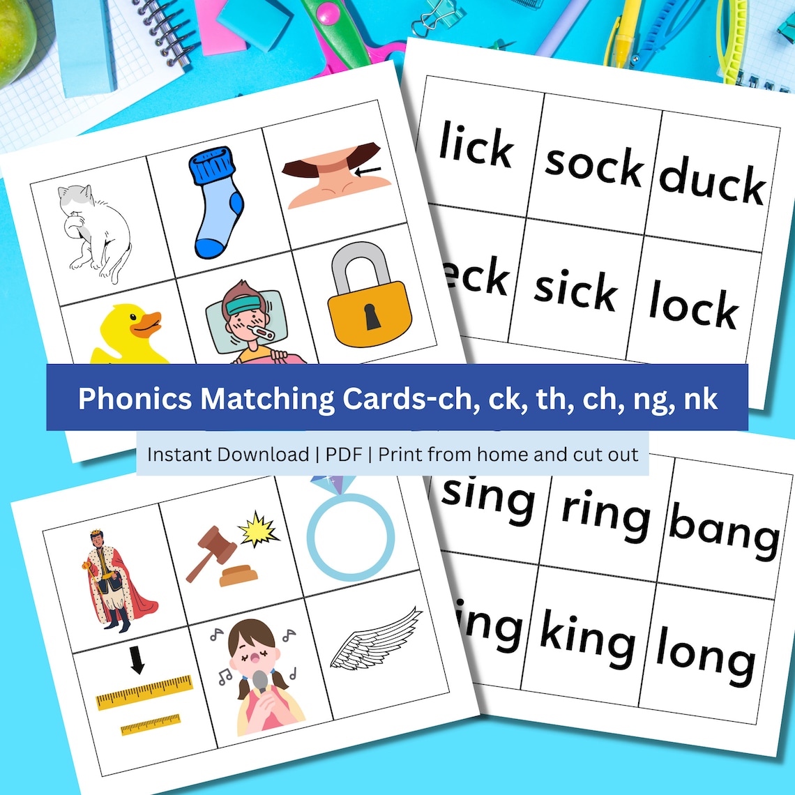 Phonics Flashcards CVC Words phonics Games Phonics Activities Phonics ...