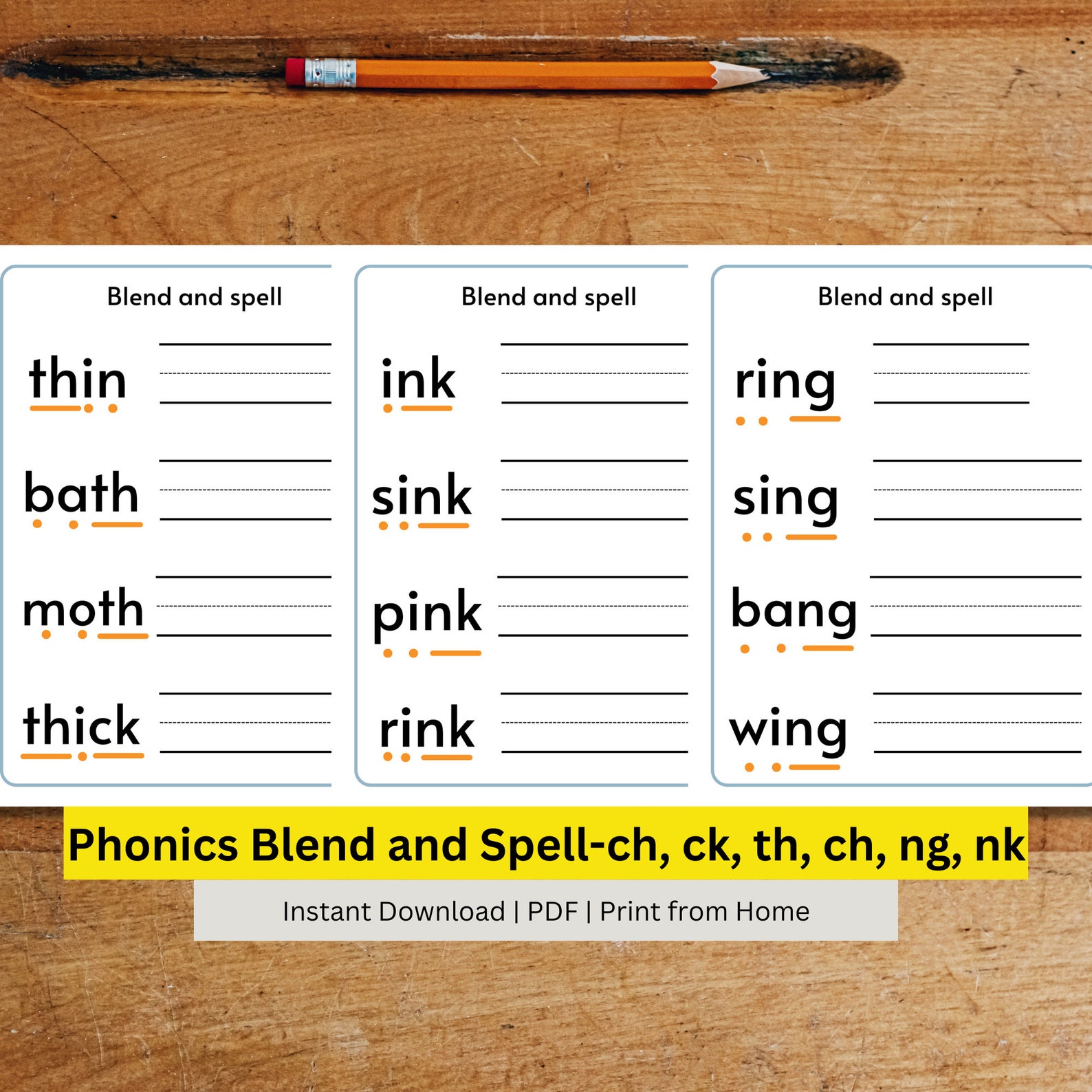 Phonics Worksheets Digraphs CVC Words Phonics Games Phonics Activities ...