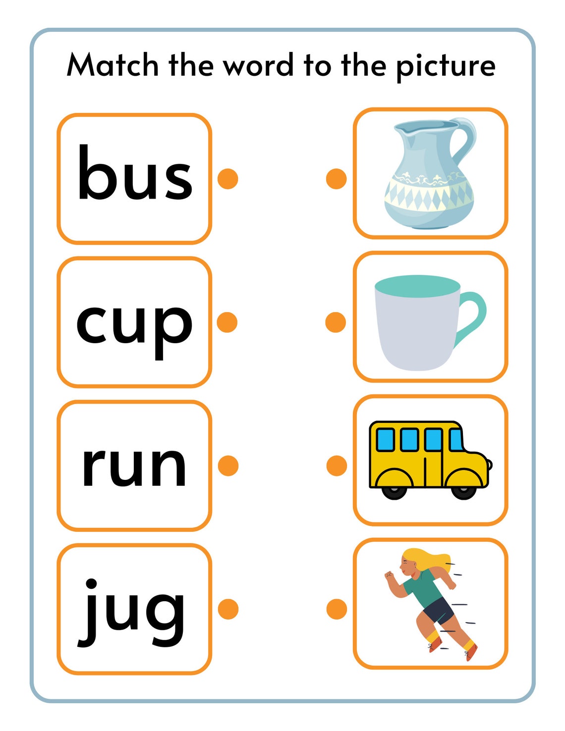 Phonics Worksheets Vowels CVC Words Phonics Games - Etsy