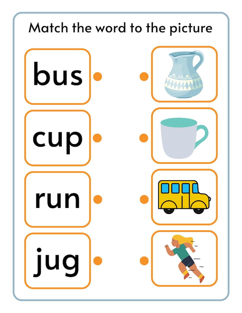 Phonics Worksheets Vowels | CVC Words | Phonics Games | Phonics ...