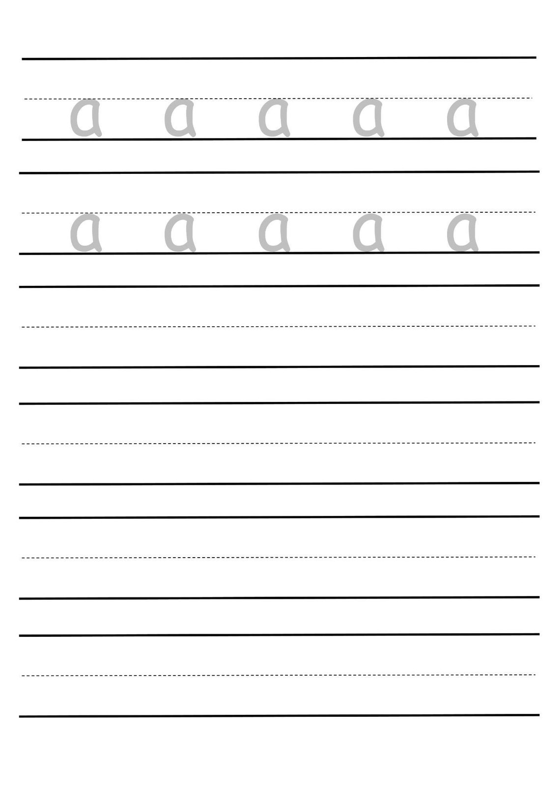 Alphabet Tracing Worksheets Lower Case 26 Printable Sheets - Etsy